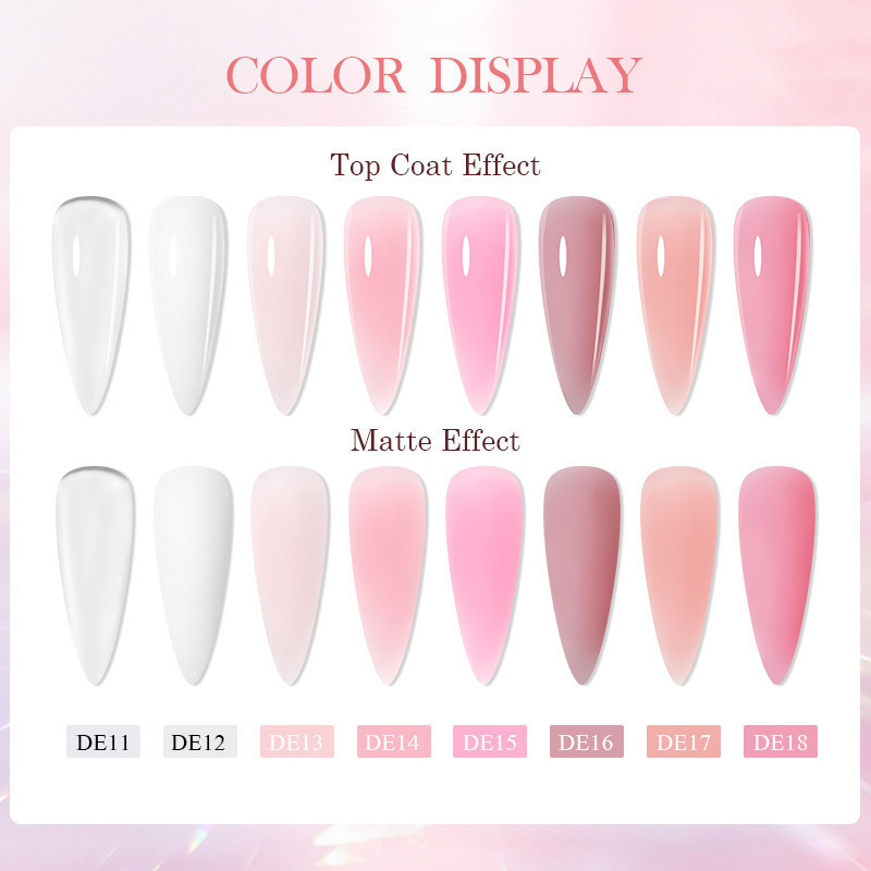 MTSSII 20ml Poli Gel Polonês Extensão Rosa Claro Polygel Design Do ...