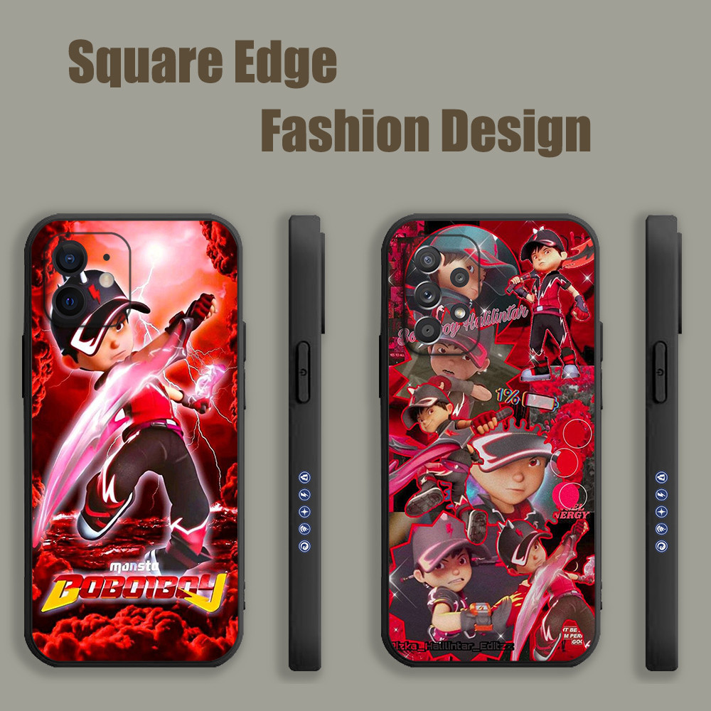 Caixa Para Samsung A24 A54 A04 A25 A7 2018 A13 Lie A01 A3 M01 Core BoBoiBoy Thunderstorm Design ...