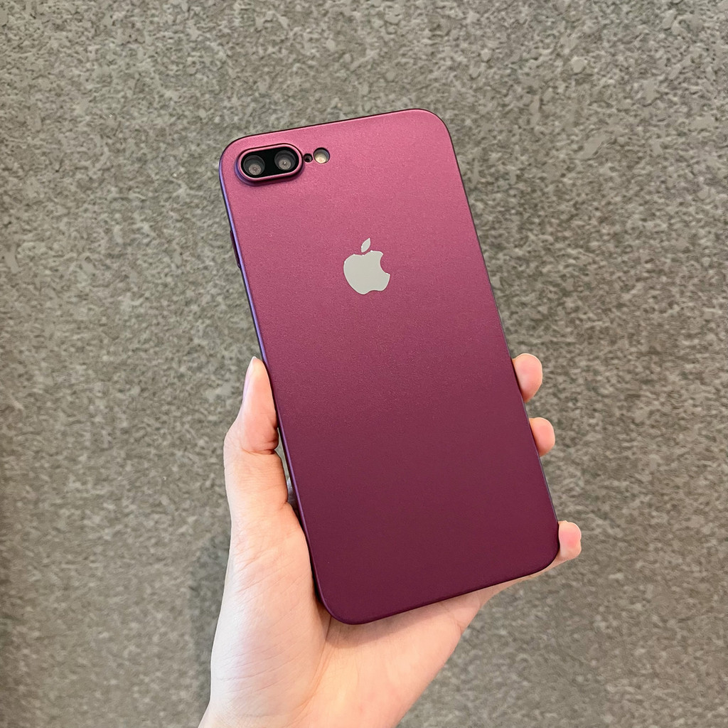 Luxo Noite Escura Mate Púrpura PC Estojo Para iPhone 7 8 Plus se2020 se2022 x XR MAX 11 12 PRO ...