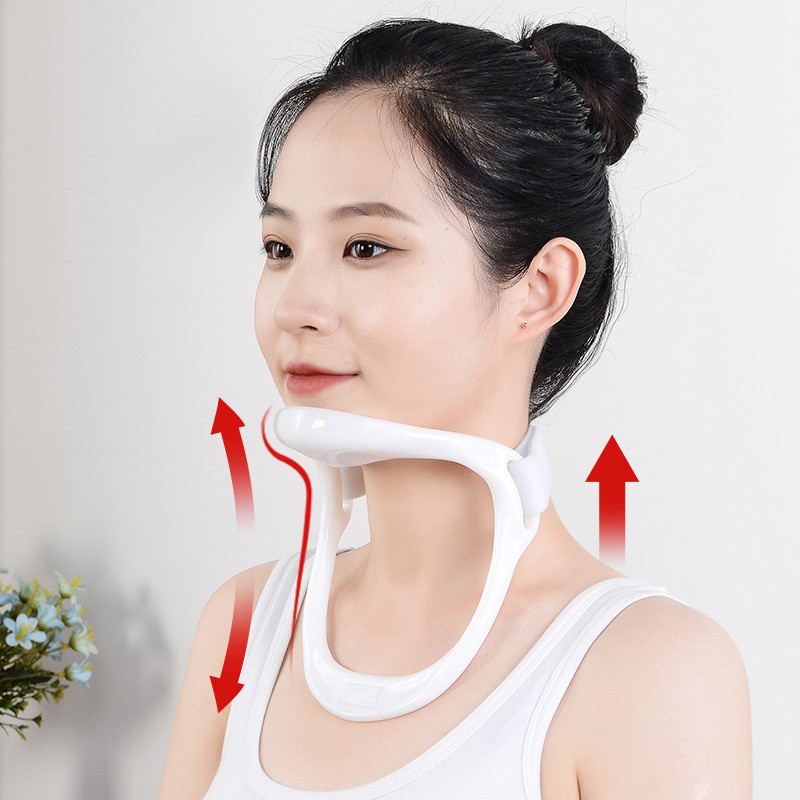 Dispositivo De Tração Cervical Para Alívio Da Dor No Pescoço , Pressão ...