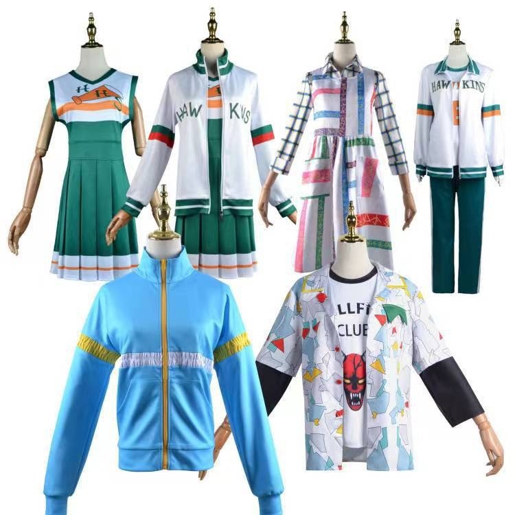 2022 Stranger Things 4 cos Uniforme Cheerleading Uniforme Homens ...