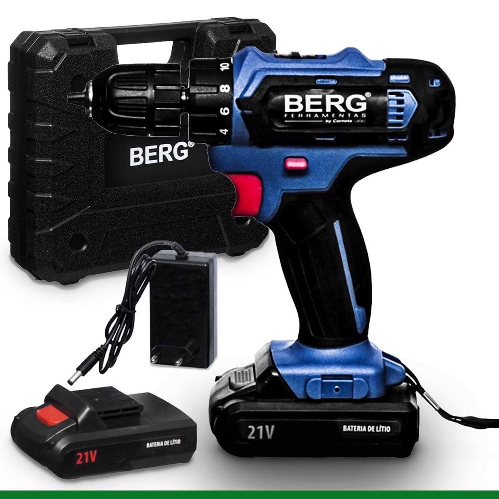 PARAFUSADEIRA E FURADEIRA SEM FIO 3/8 21V | Shopee Brasil