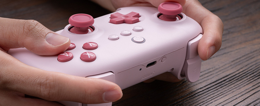 8BitDo Ultimate C Bluetooth Gamepad Controlador De Jogos Sem Fio Novas Cores Pink Blue Orange Compativel Com Nintendo Switch OLED Shopee Brasil