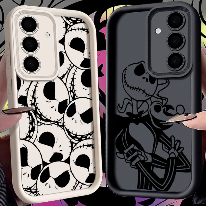 Jack Sally Skellington Art Phone Case Para Samsung Galaxy S25 S24 S23 ...