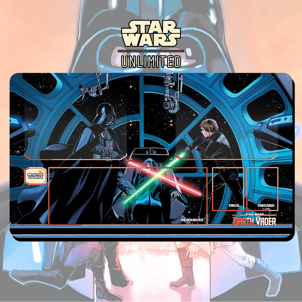 Playmat TCG Star Wars : Ilimitado Darth Vader Vs Luke Skywalker Jogo De ...