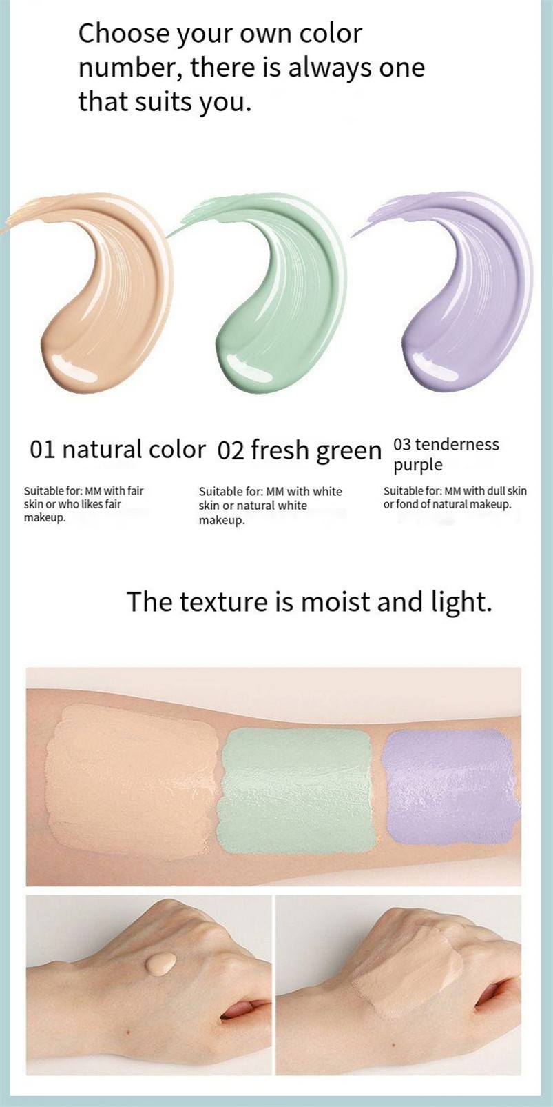 Lameila Primer Creme Make Up Base Hidratante Iluminador Clareador ...