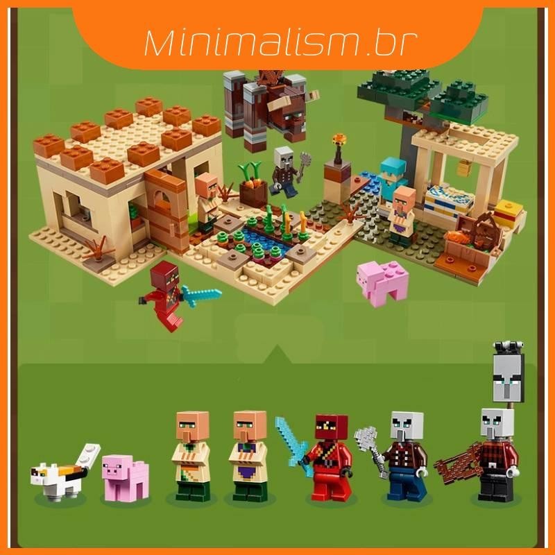Mundo Intriguing My Villager Blocks Kit Educacional Infantil ...
