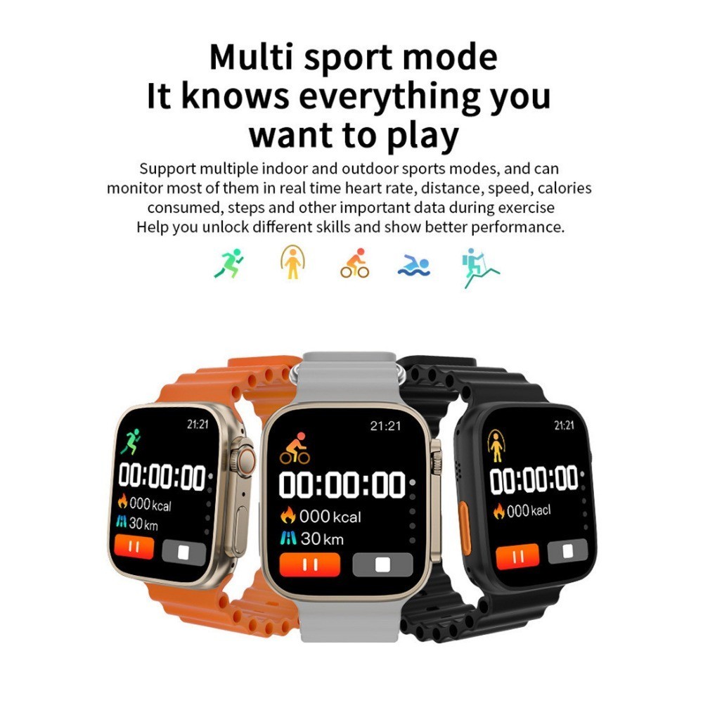 Relógio SmartWatch Ultra Série 8 Homens S8 UnisexSmart | Shopee Brasil