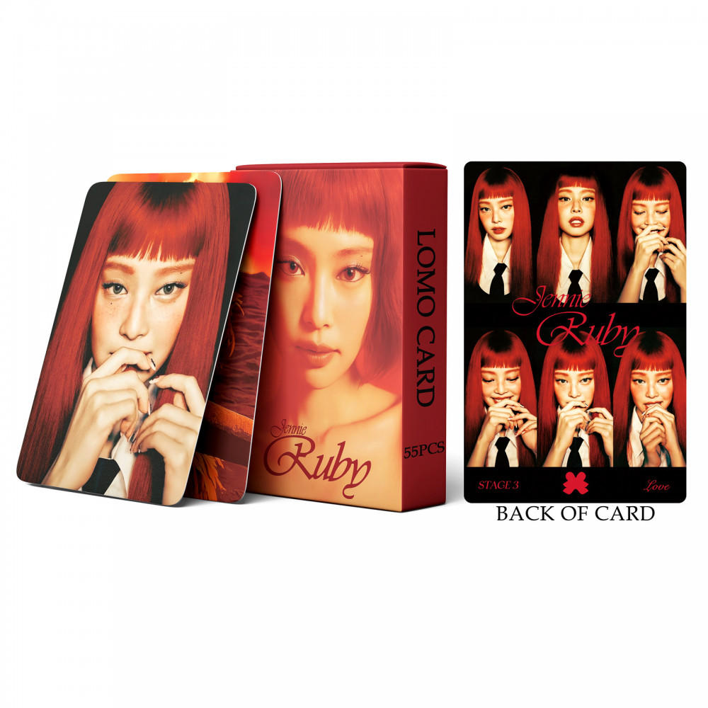 LINXX 55 Peças Blackpink Rubi Jennie LOMO Cartões Fotográficos K-Pop ...