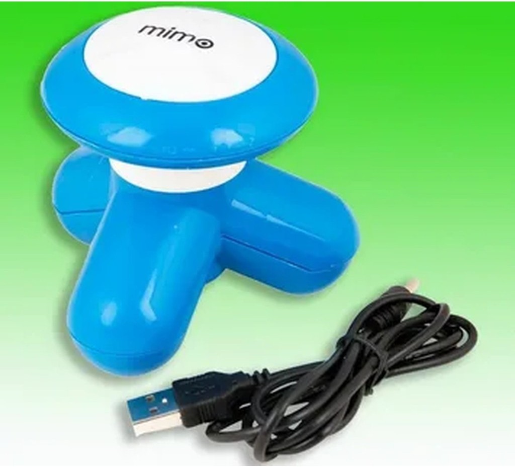 Mini Massageador Portátil Corporal para Relaxamento Tensão Elétrico USB ...