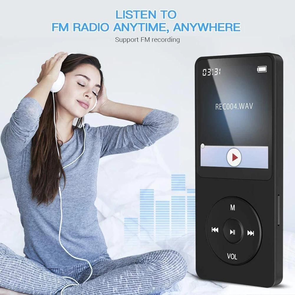 Mini Mp4 Bluetooth Player MP3 Portátil Com Alto-Falante Embutido Pode ...