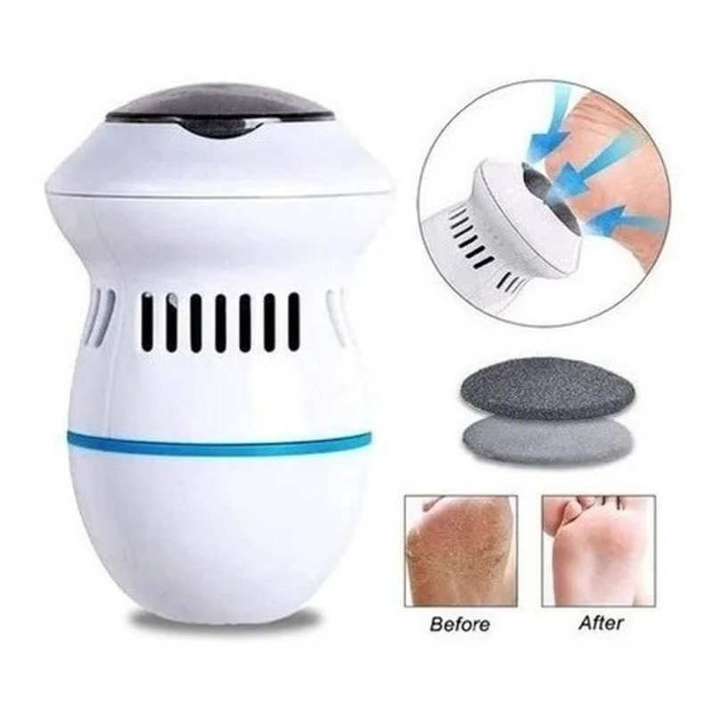 Esfoliador Elétrico Recarregável - Design Moderno em Branco | Shopee Brasil