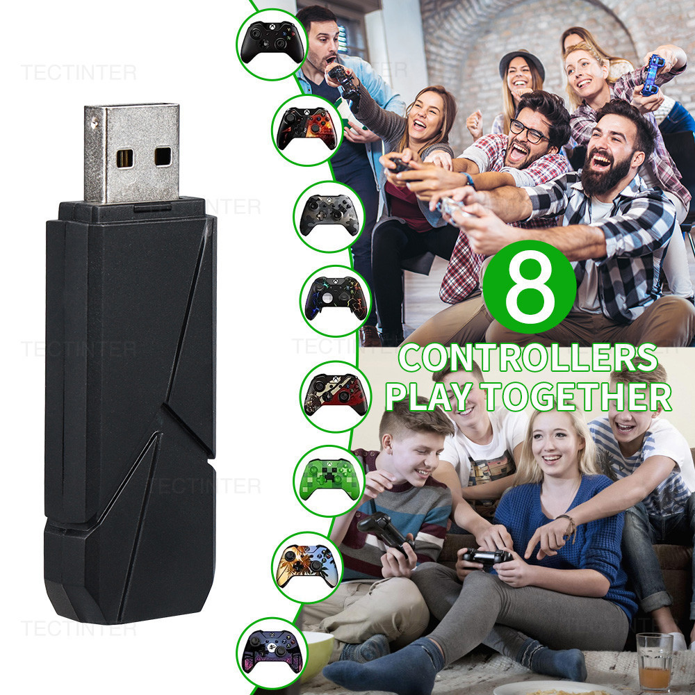 Dongle Adaptador Sem Fio Para Controle De Xbox One , Receptor USB De 2a ...