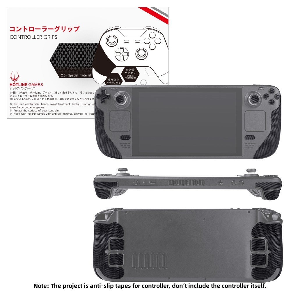 HOTLINE GAMES 2.0 Plus Controller Grip Tape Compatível Com Steam Deck ...