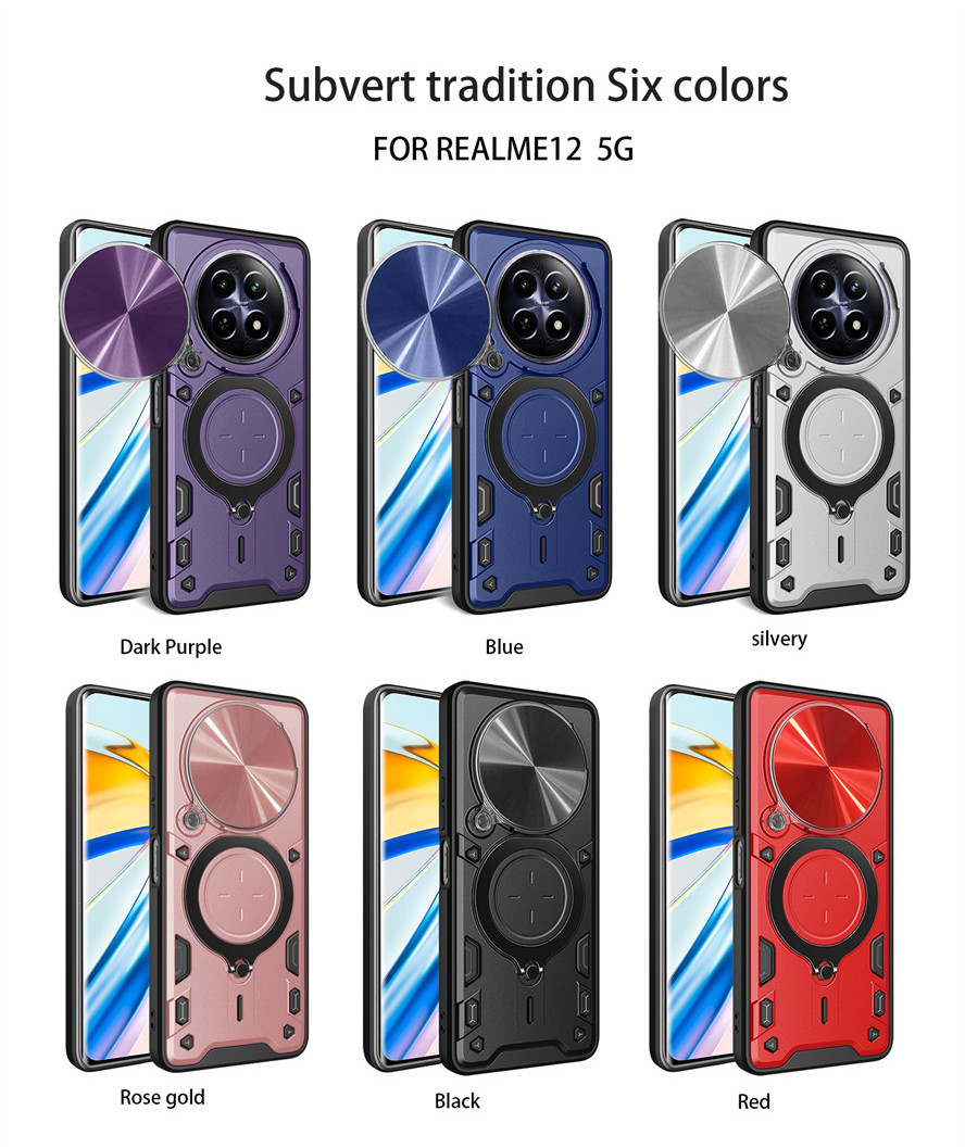 Capa Protetora Para Câmera Deslizante Realme 13 12 Pro + Plus Realme12 X Realmi 12 + 12X RMX3840 ...