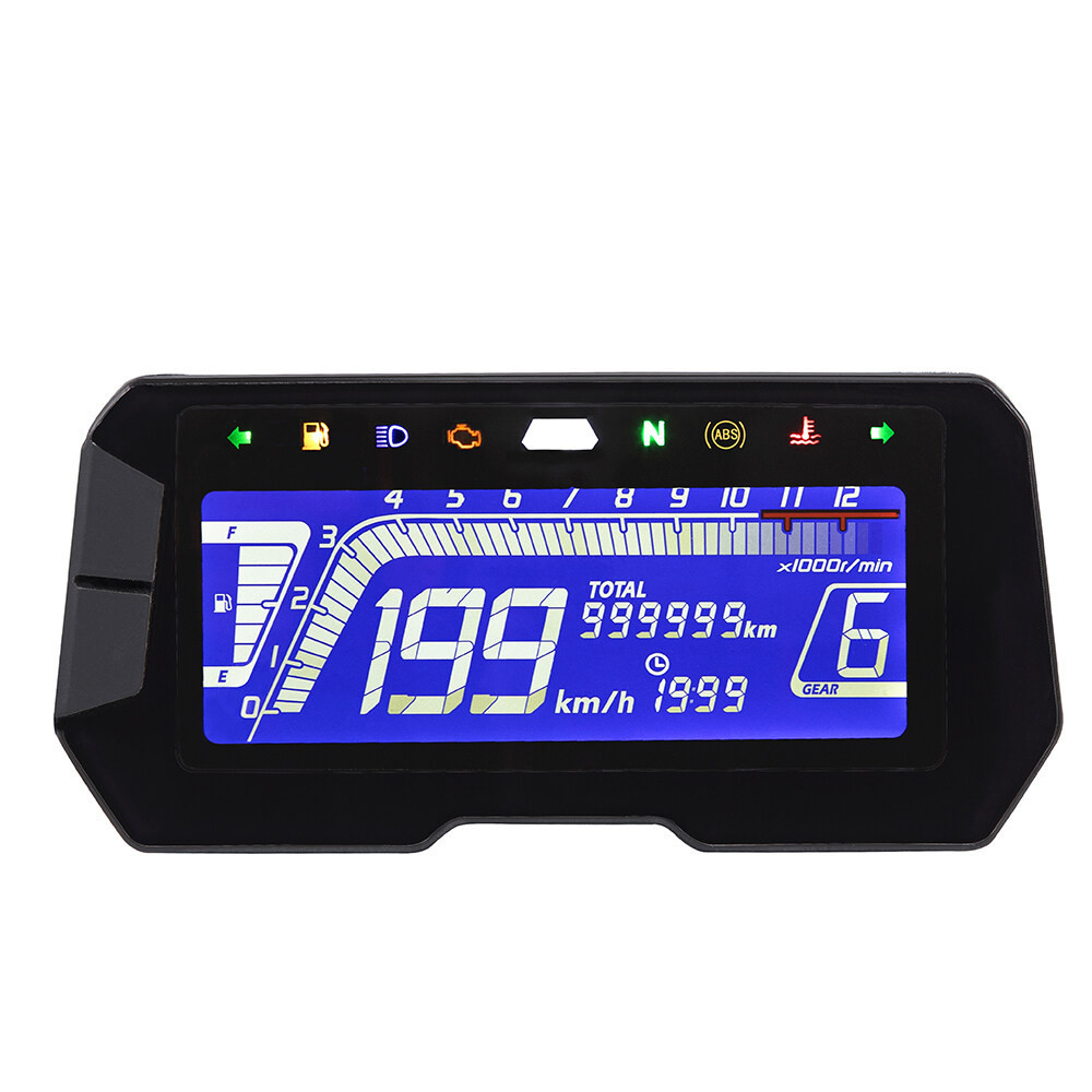 Novo Velocímetro Digital Ajustável RPM LED Motocicleta Para Honda ...