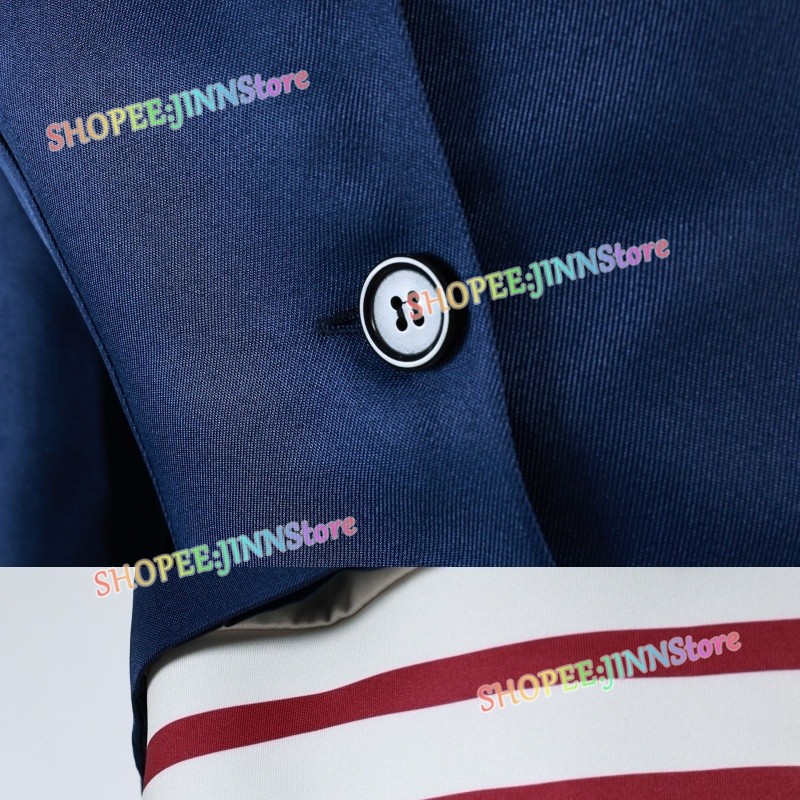 - Jinn-Dadan Cosplay Aira Momo Okarun Peruca Uniforme Escolar Conjunto ...