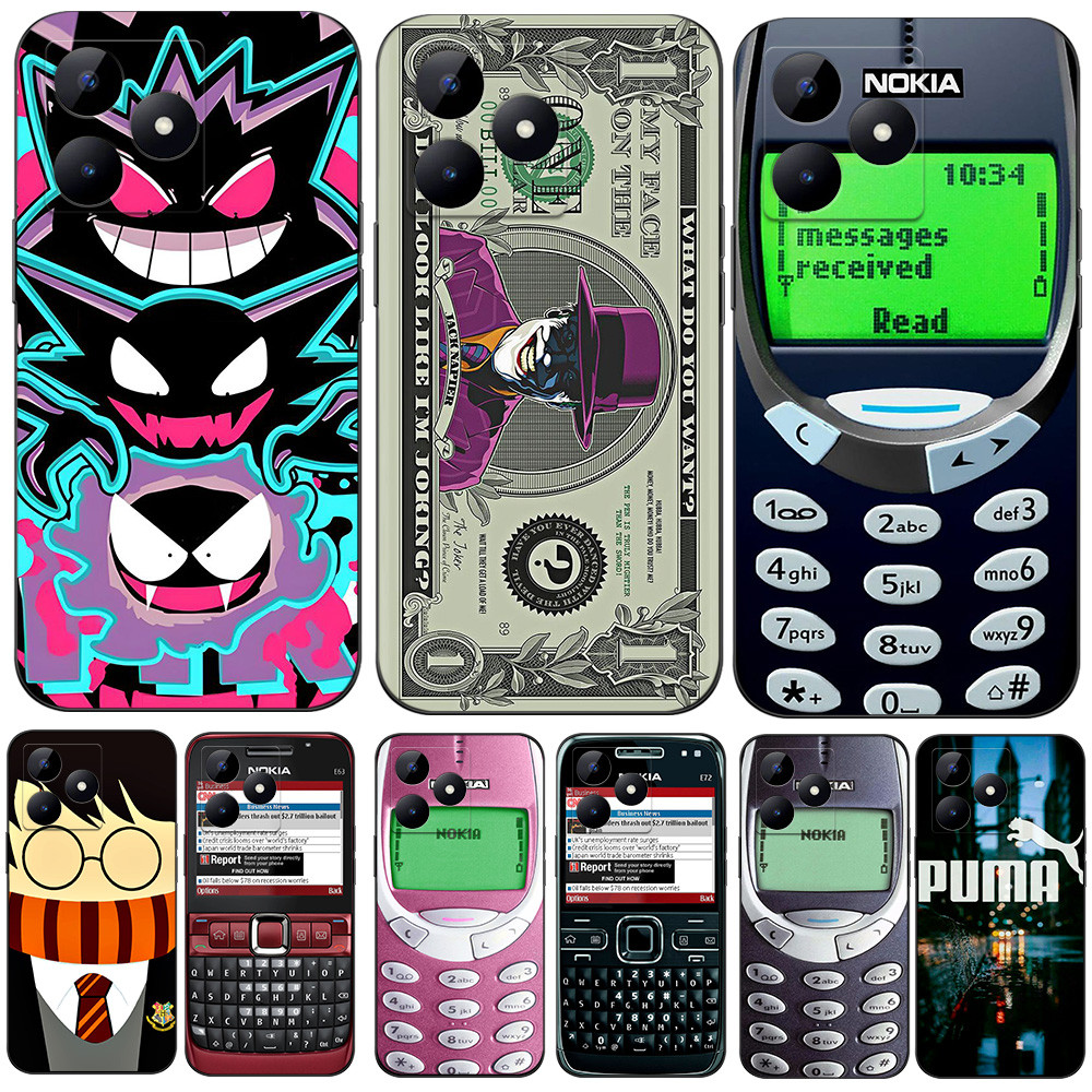 Caso Para realme C53 C51 Nota 50 Capa De Telefone Protetor Silicone ...
