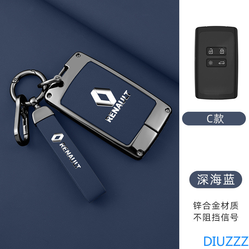 Liga De Zinco Caso Chave Do Carro Capa Escudo Para Renault Koleos ...