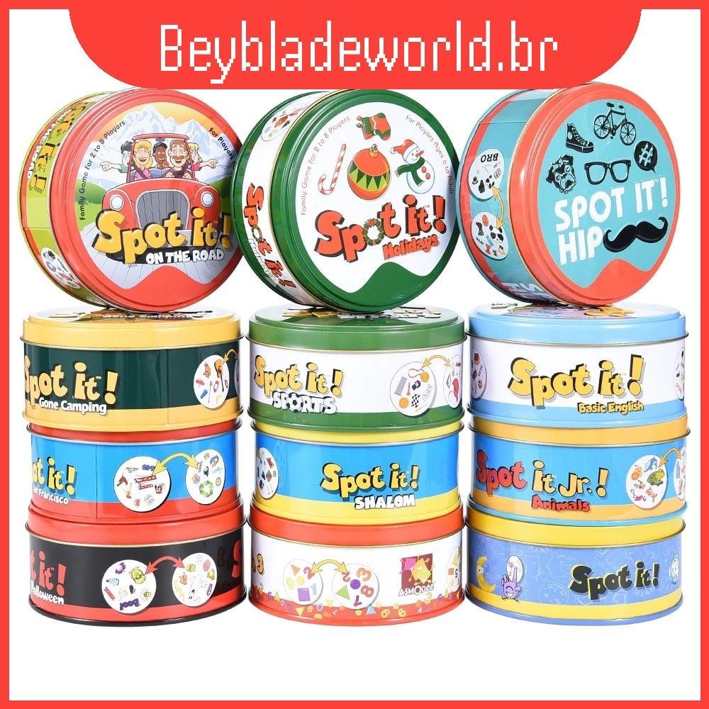 Spot Dobble Engaging It Playing Cards Com Símbolos Exclusivos E ...