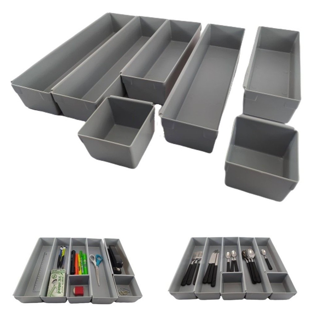 Organizador Modular de 7 Peças: Durabilidade e Estilo para Organizar ...
