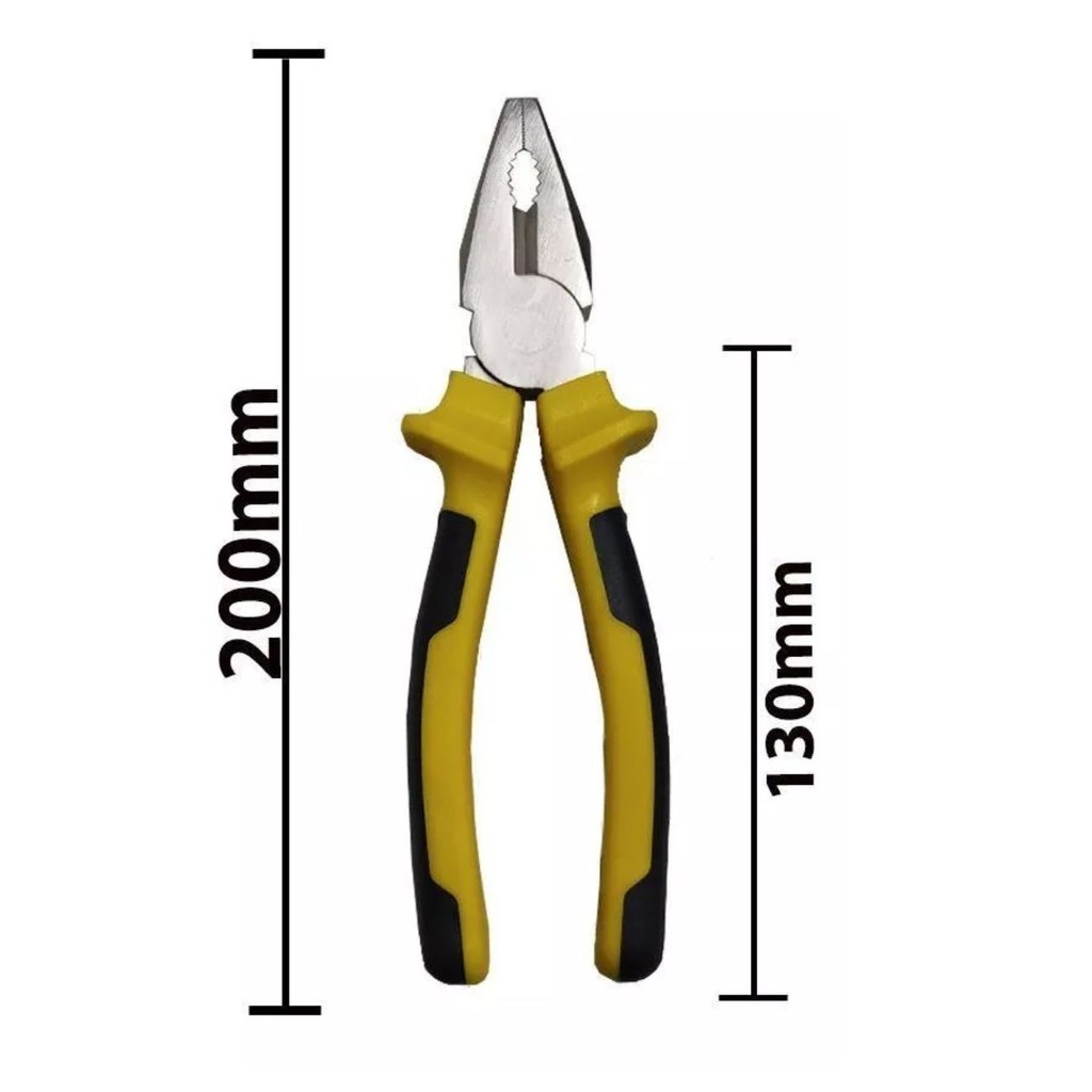Alicate Universal 6 Polegada Cabo Emborrachado Eletricista | Shopee Brasil