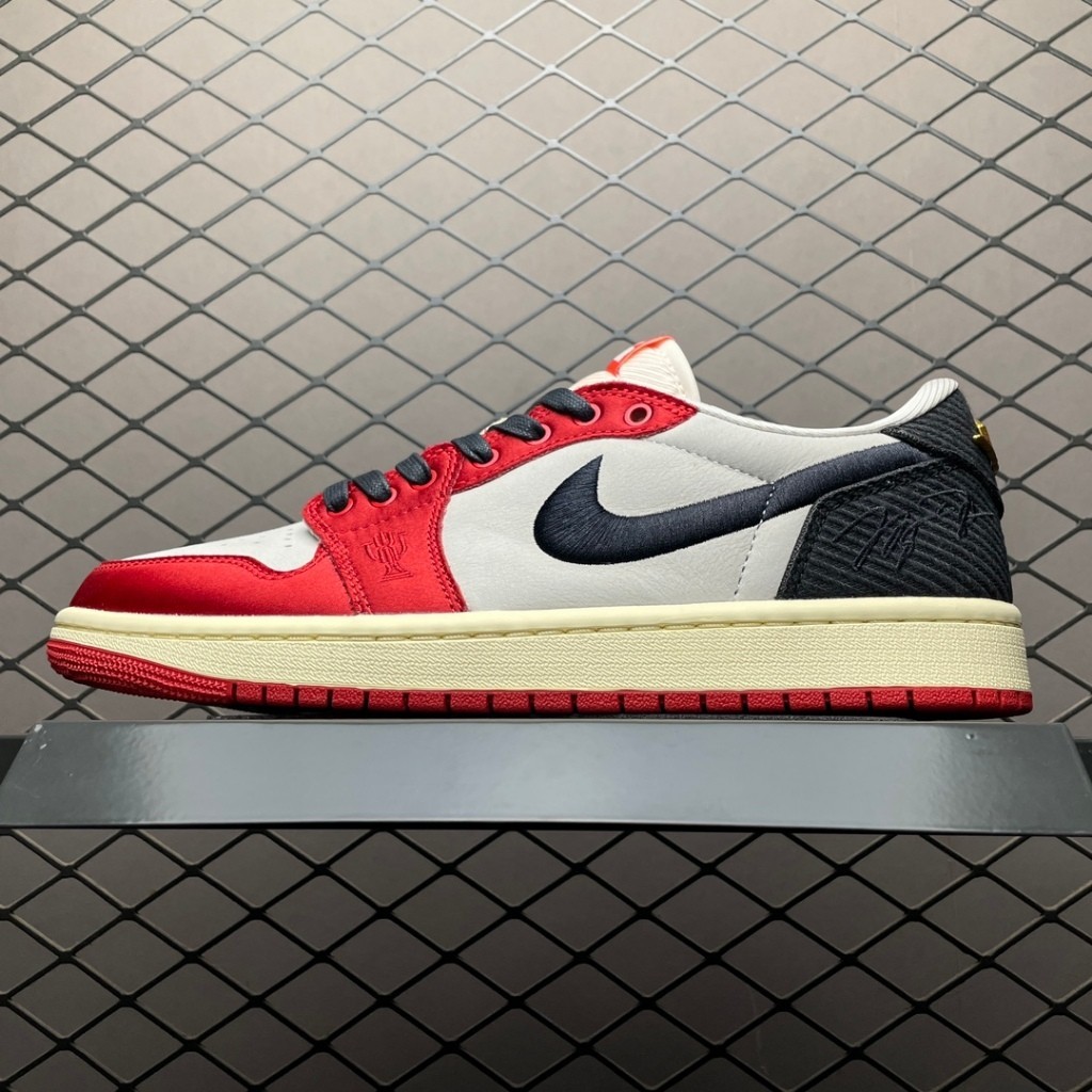 Novo design Trophy Room X Air Jordan 1 Low top AJ1 tênis de basquete ...