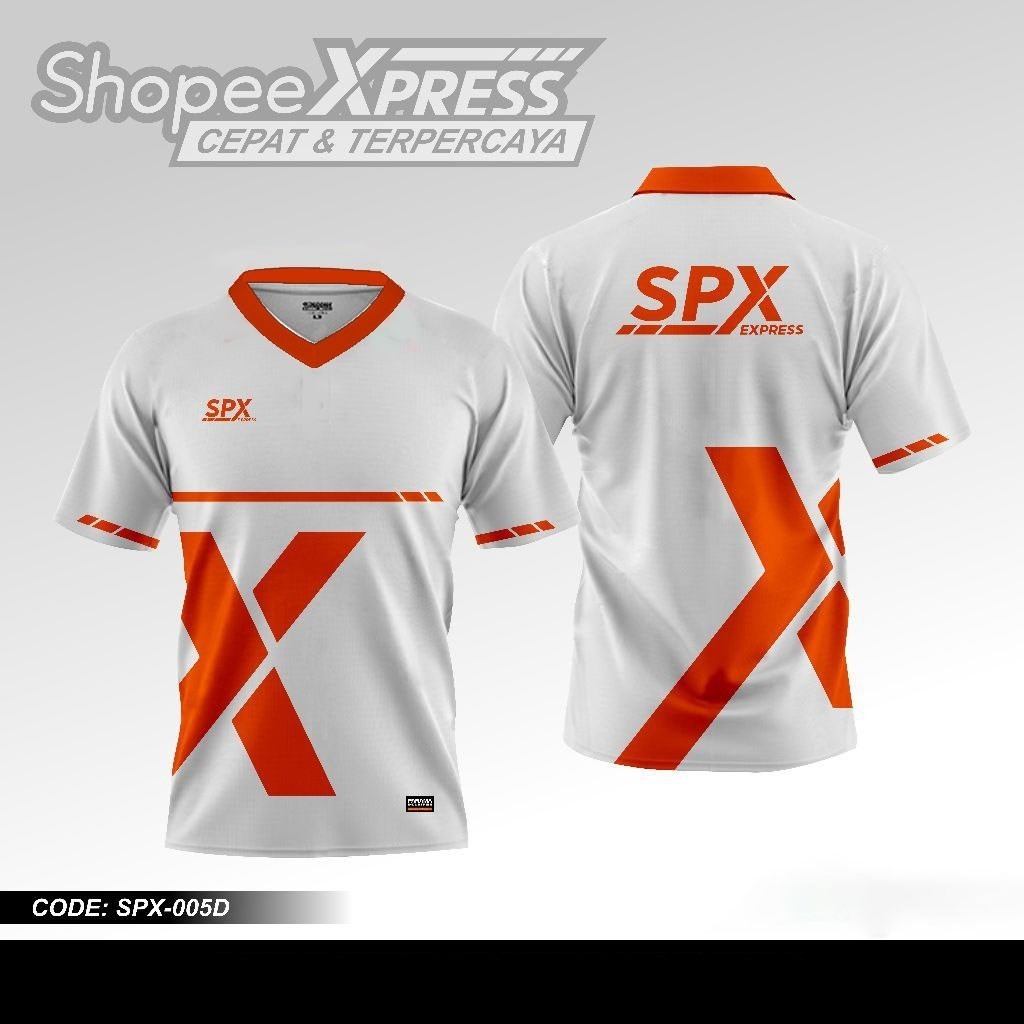 Parama INDUSTRIES | Camisa PREMIUM Spx EXPRESS Impressão Completa Pacote SHOPEE Courier DRIVER ...