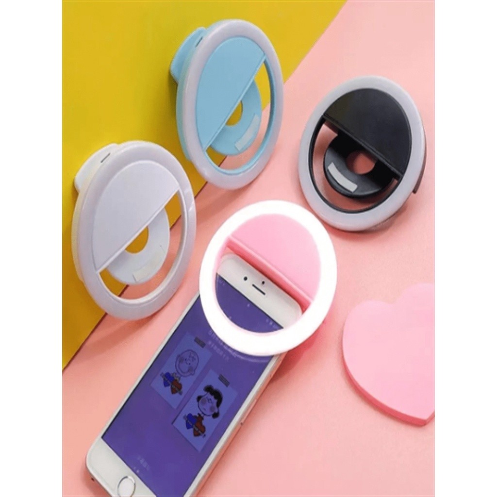 Ring Light Clip Selfie com LED para Celular Universal | Shopee Brasil