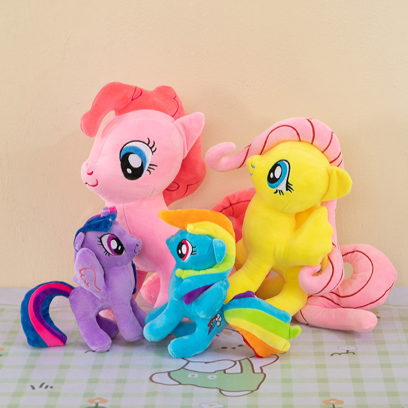 Boneca De Pelúcia Macia Fofinha E Pônei Presente Perfeito Para Crianças ...