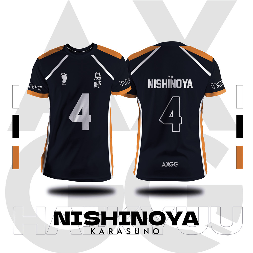Haikyuu Karasuno Nishinoya Camisa Anime Adequada Para Crianças Adultas ...
