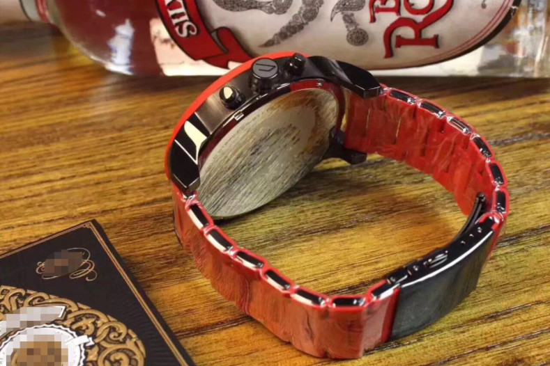 DZ Big Red Watch 7370 Europeu Americano Big Dial Homens Casual Liga ...