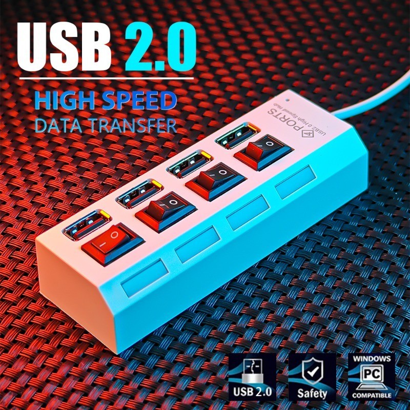 Divisor De 4 Portas Hub Splitter-Tomada De Disco U Para Notebook ...