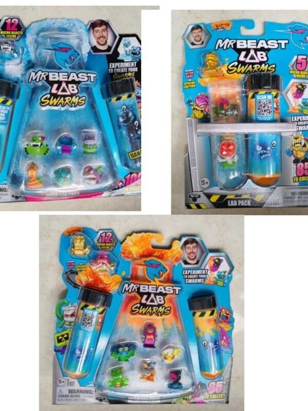 American MRBEAST Beast Lab Made Mini Monster Doll Bug Mystery Box ...