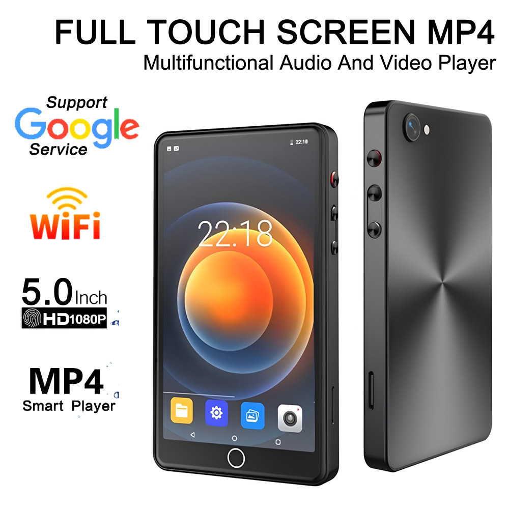 Leitor De MP4 Wi-Fi Portátil Com Câmera 16G De Memória Bluetooth 5.0 ...
