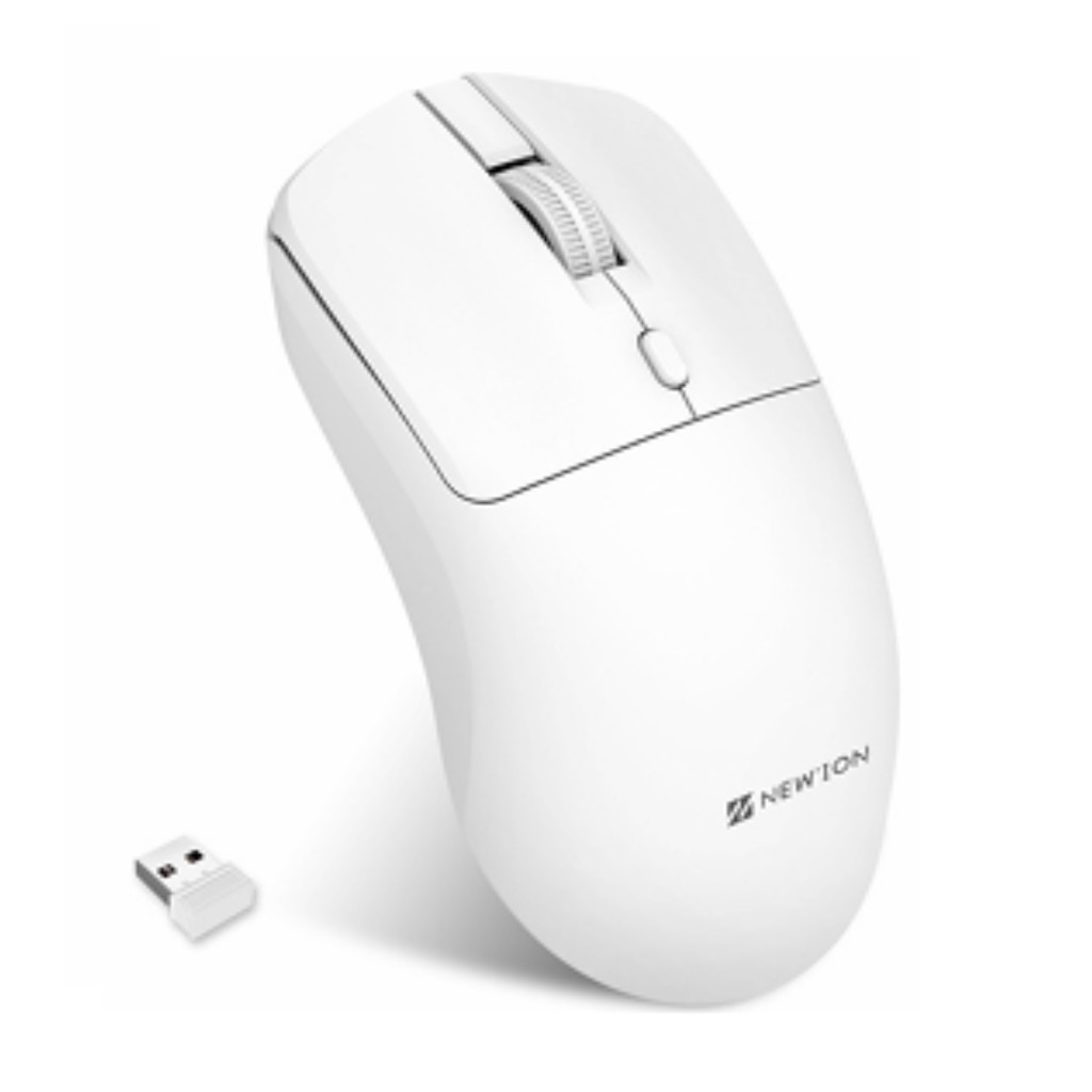 Mouse Sem Fio Ergonômico Branco – Silencioso, USB Recarregável, Newton ...