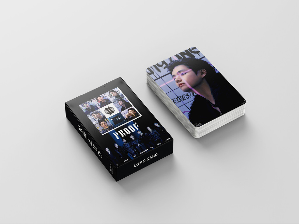 55pcs/box BTS Photocards Álbum À Prova De Cartão LOMO Postal V JUNGKOOK | Shopee Brasil