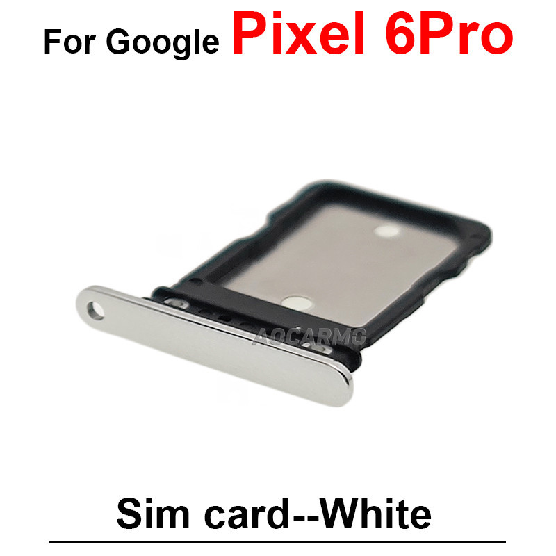Original Para Google Pixel 6A 6 6 Pro Sim Card Slot Bandeja De Reparo ...