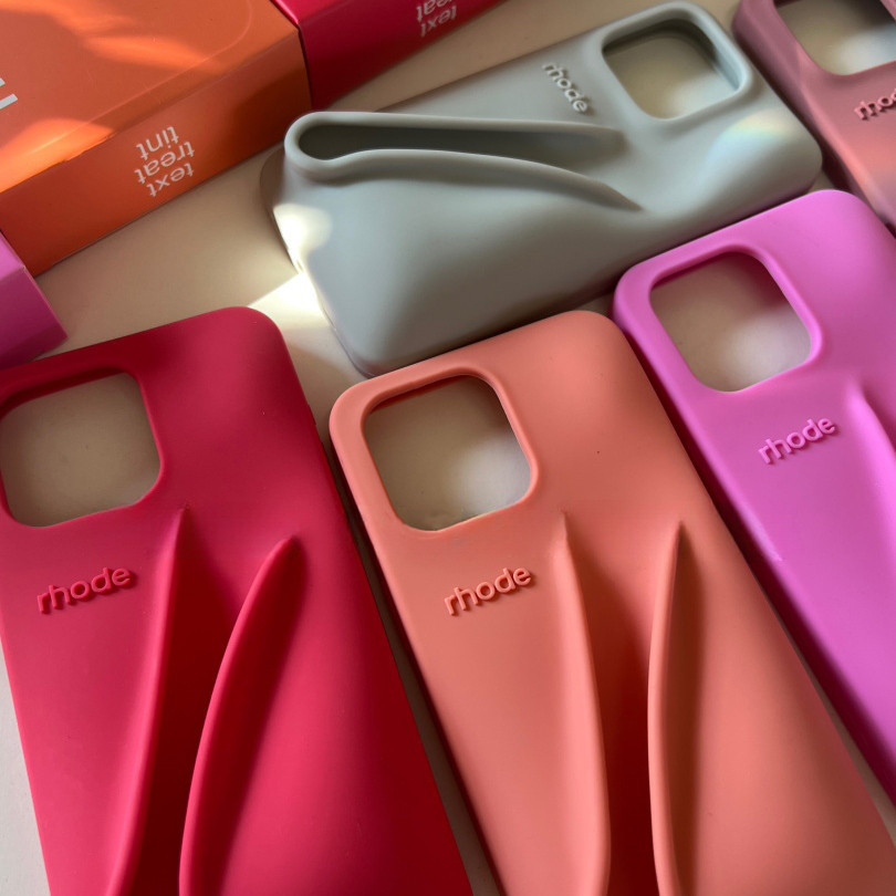 (Com Logotipo) Batom De rhode Lipstick Capa De Silicone Macia Para ...