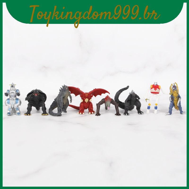 Conjunto De Exibição Em Miniatura Vs Authentic Godzilla Kong Scar King ...
