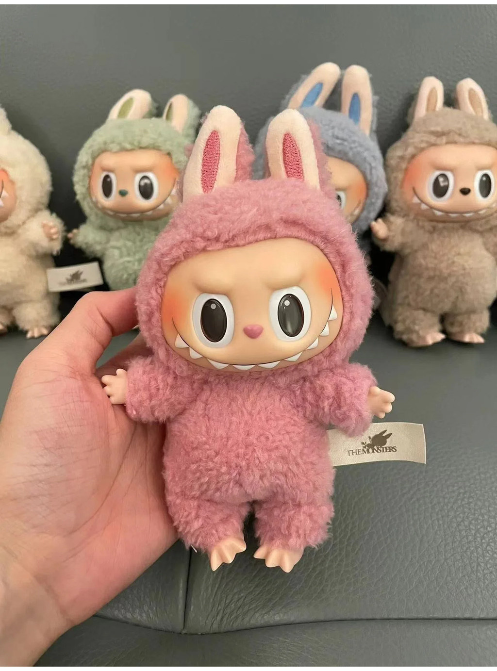 Bonito Labubu Os Monstros Caixa Brinquedos Cardíaco Macarone Kawai ...