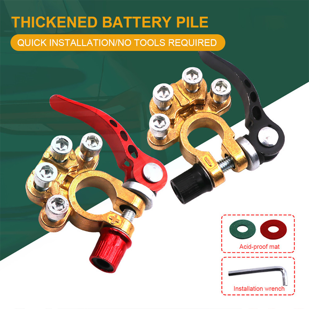 1Pair Automotive Battery Terminal Connectors Kit De Conectores De ...