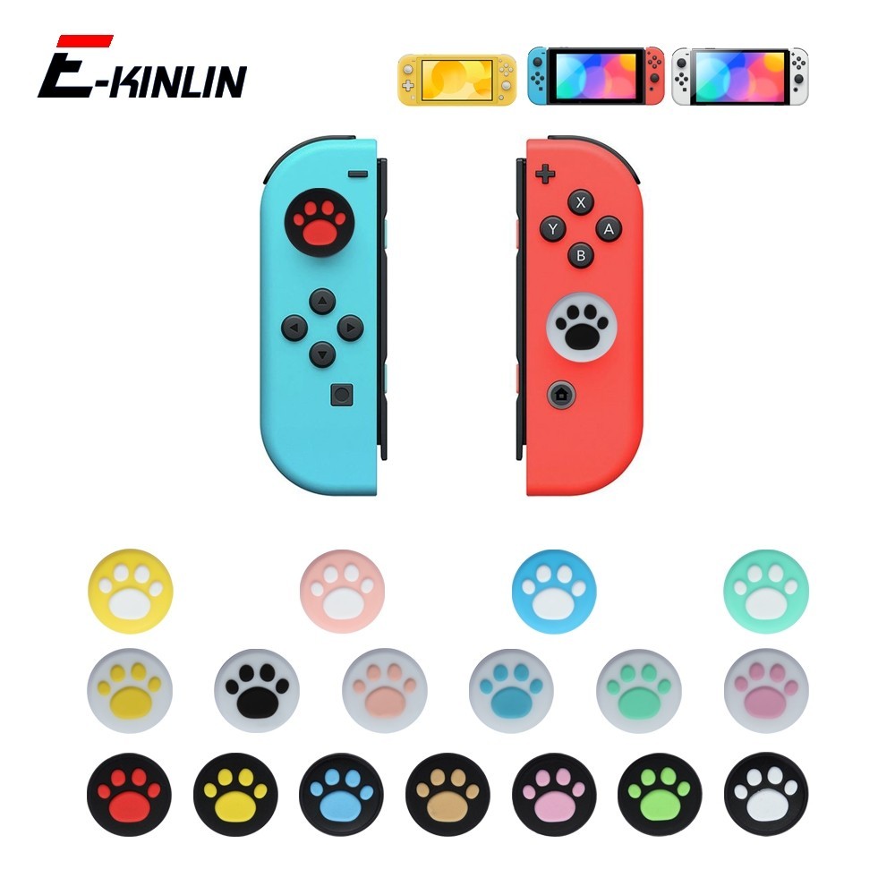 Tampas Protetoras De Silicone Joystick Gato Pata Polegar Aperto Capa ...