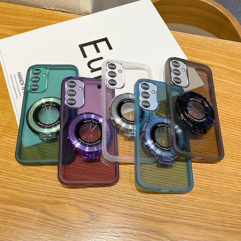 Capa Magnética Transparente Para Samsung Galaxy S21 S22 S23 S24 FE Plus Ultra S23ultra S24ultra ...