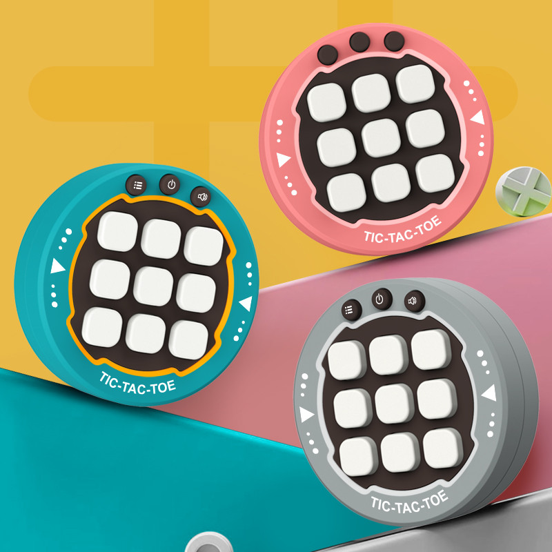 Crianças Tic-Tac-Toe Máquina De Jogo Portátil Brinquedos Educativos ...