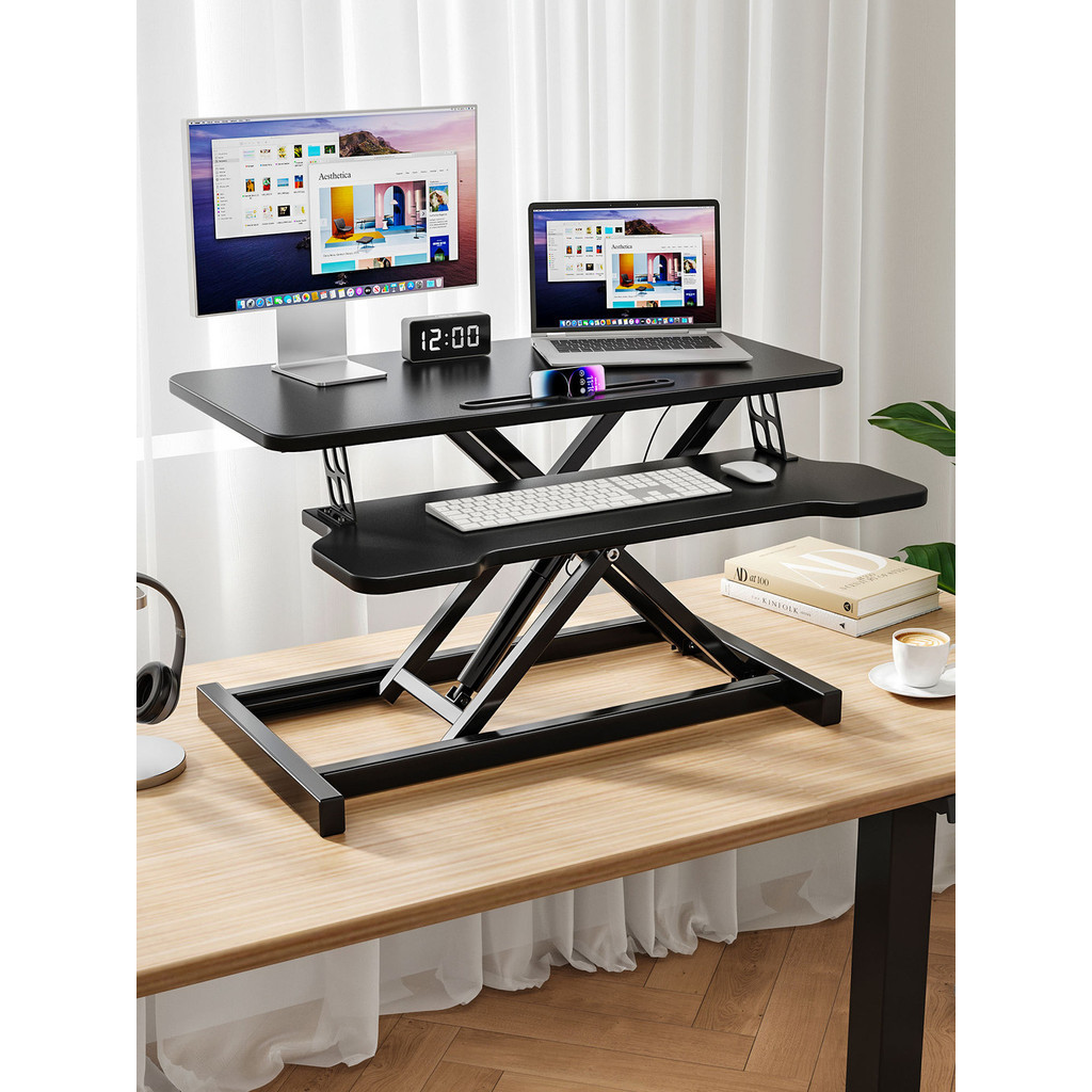 Mesa De Elevação De Computador Bancada Notebook Rack Elevado Ajustável ...