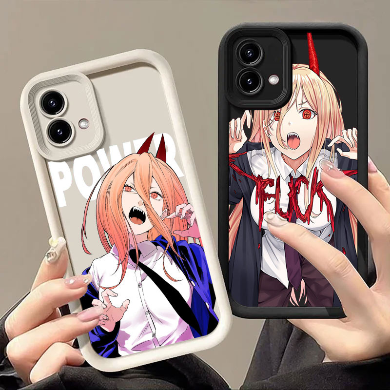 Motosserra Homem Anime Girl Power Makima Capa De Telefone Para Motorola ...