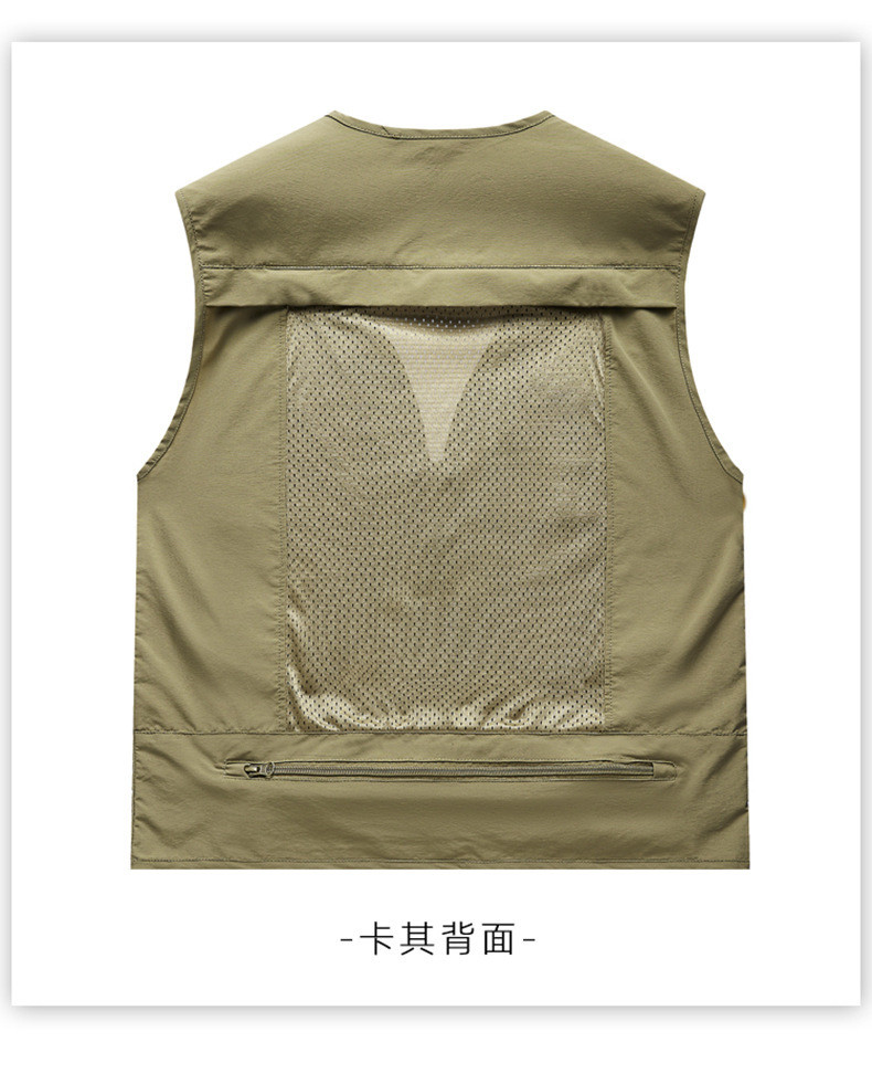 Colete De Pesca Masculino Utilitário Safari Viagem Com Bolsos Trabalho ...