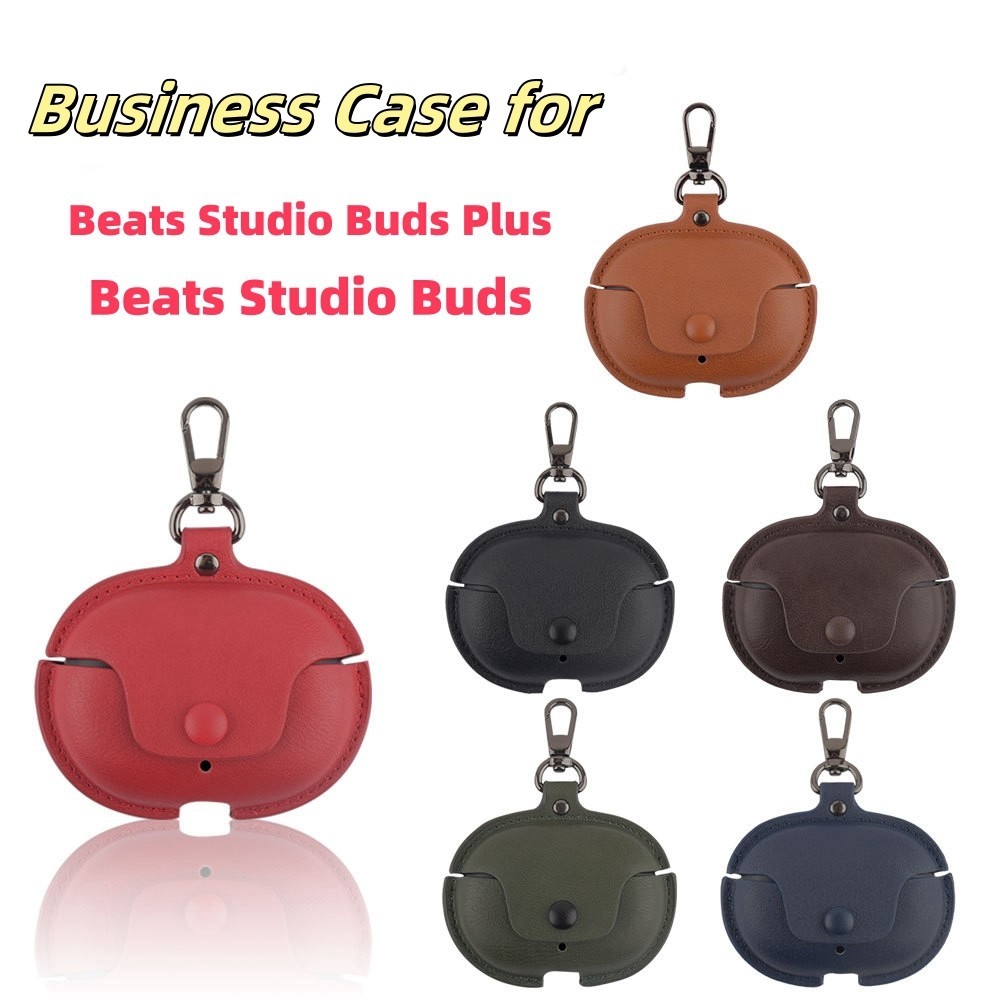 Capa Autêntica Para Beats Studio Buds Plus Leather Green Protective ...