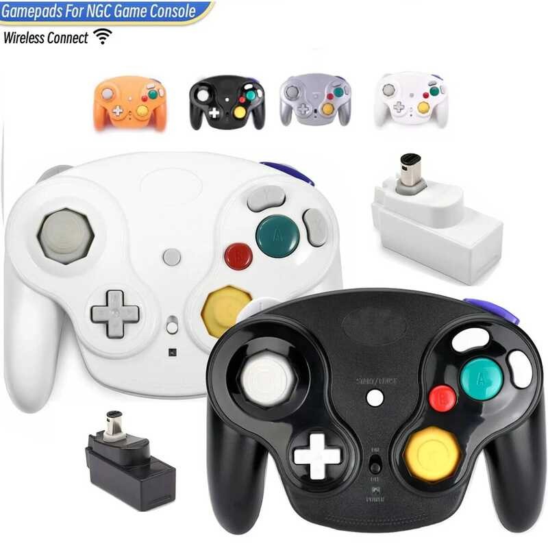 Controlador , Gamepad Clássico Sem Fio 2.4G De 5 Cores Com Adaptador ...